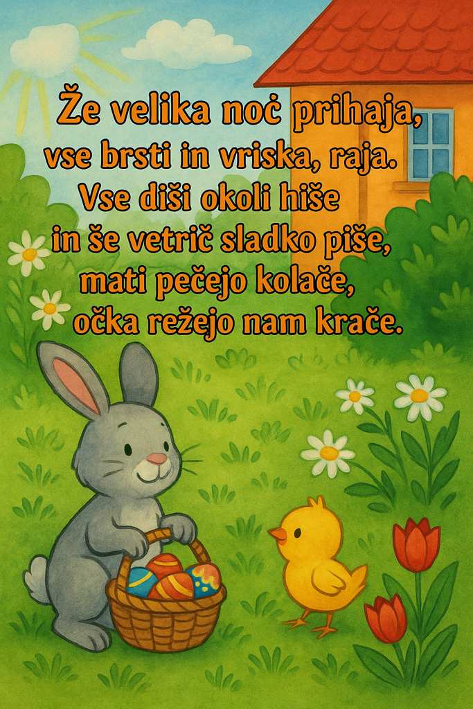 Verzi in voščila za Veliko noč 2025 - Verzi za rojstni dan